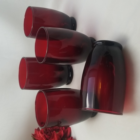 Anchor Hocking | Dining | Anchor Hocking Royal Ruby Tumbler Glasses ...
